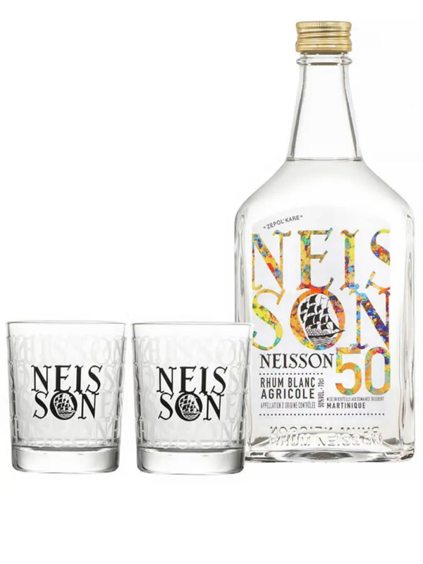 NEISSON coffret Ti-punch Blanc + 2 verres PRO